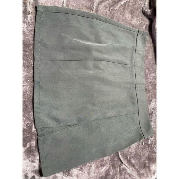 None | Skirts | M Miniskirt With Side Slit Zip Back | Poshmark